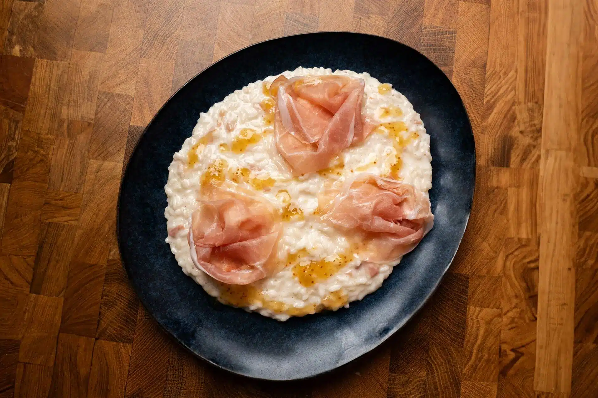 Risotto con Prosciutto di San Daniele, stracciatella e fichi - San ...